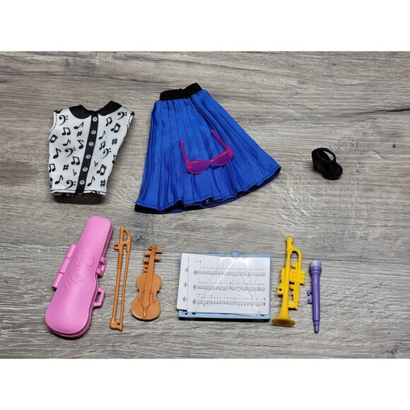 Mattel | Toys | Mattel Barbie Doll Music Accessories Instrument Violin ...